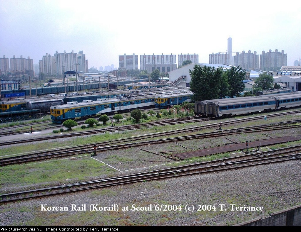 Korean Rail (Korail) at Seoul, South Korea, June 2004